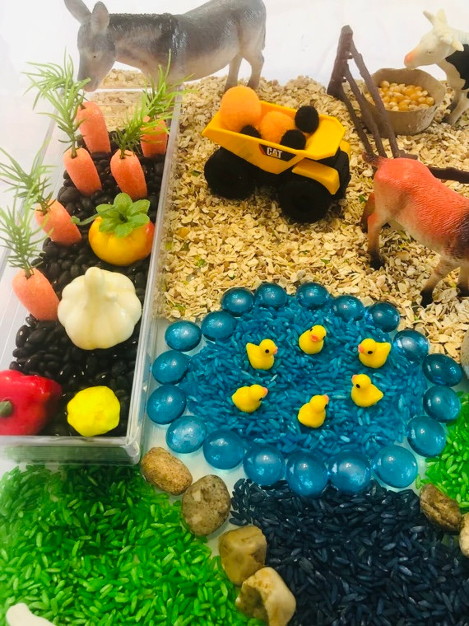 Farm Sensory Bin/farm/montessori/children/animals Sensory/sensory Kit ...