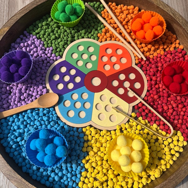 Sensory Filler/sensory Tray/sensory Bin/rainbow Sensory Kit/busy Kit ...