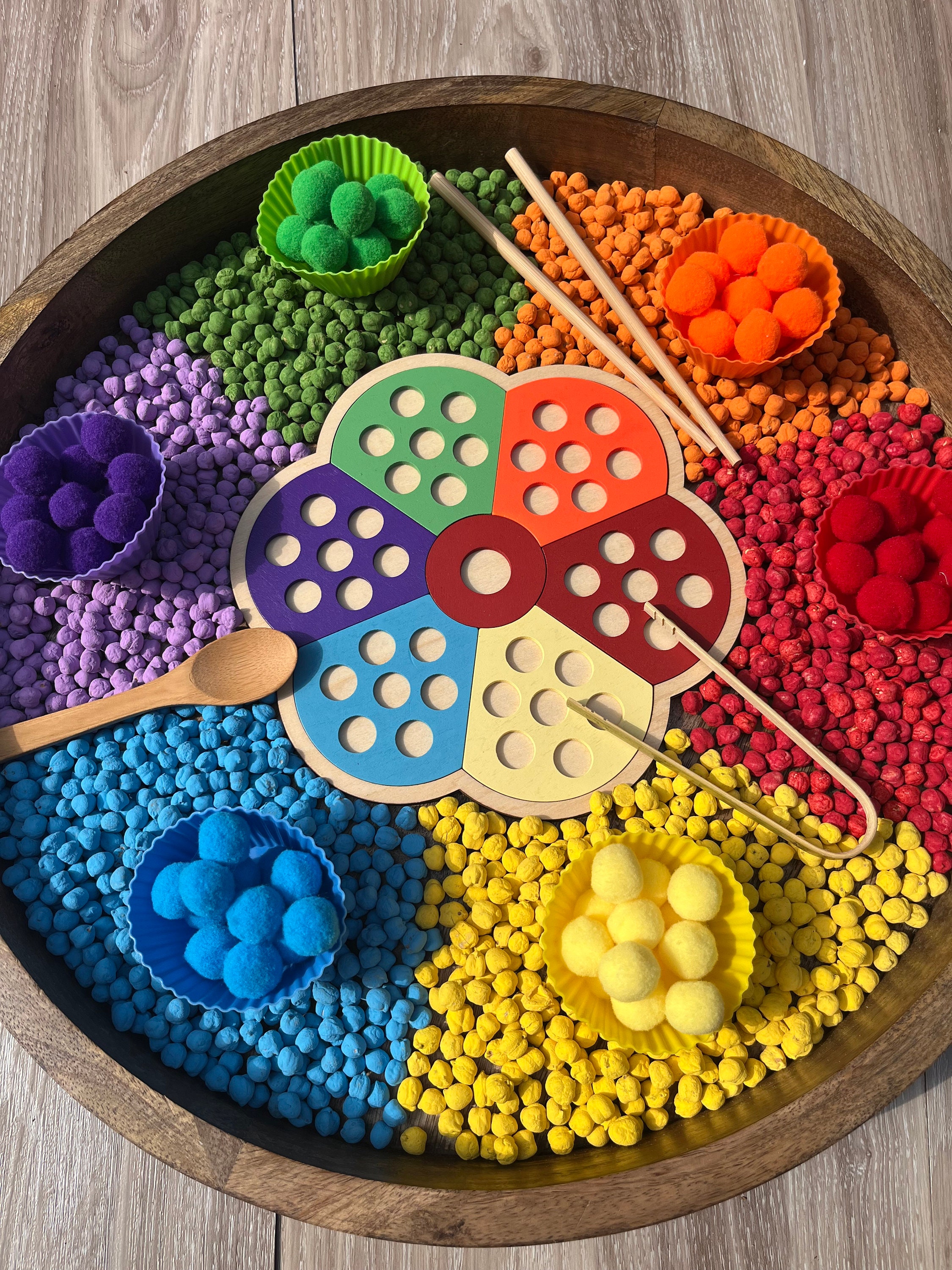 Sensory Filler/sensory Tray/sensory Bin/rainbow Sensory Kit/busy Kit ...