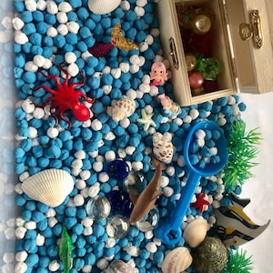 Sensory Kit/mermaid Sensory Bin/sensory Bin/sea Animals Sensory Bin ...