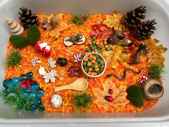 Fall Sensory Bin