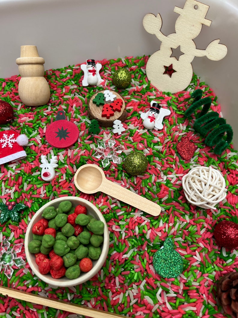 Christmas Sensory Bin/winter Sensory Bin/montessori/children/sensory ...