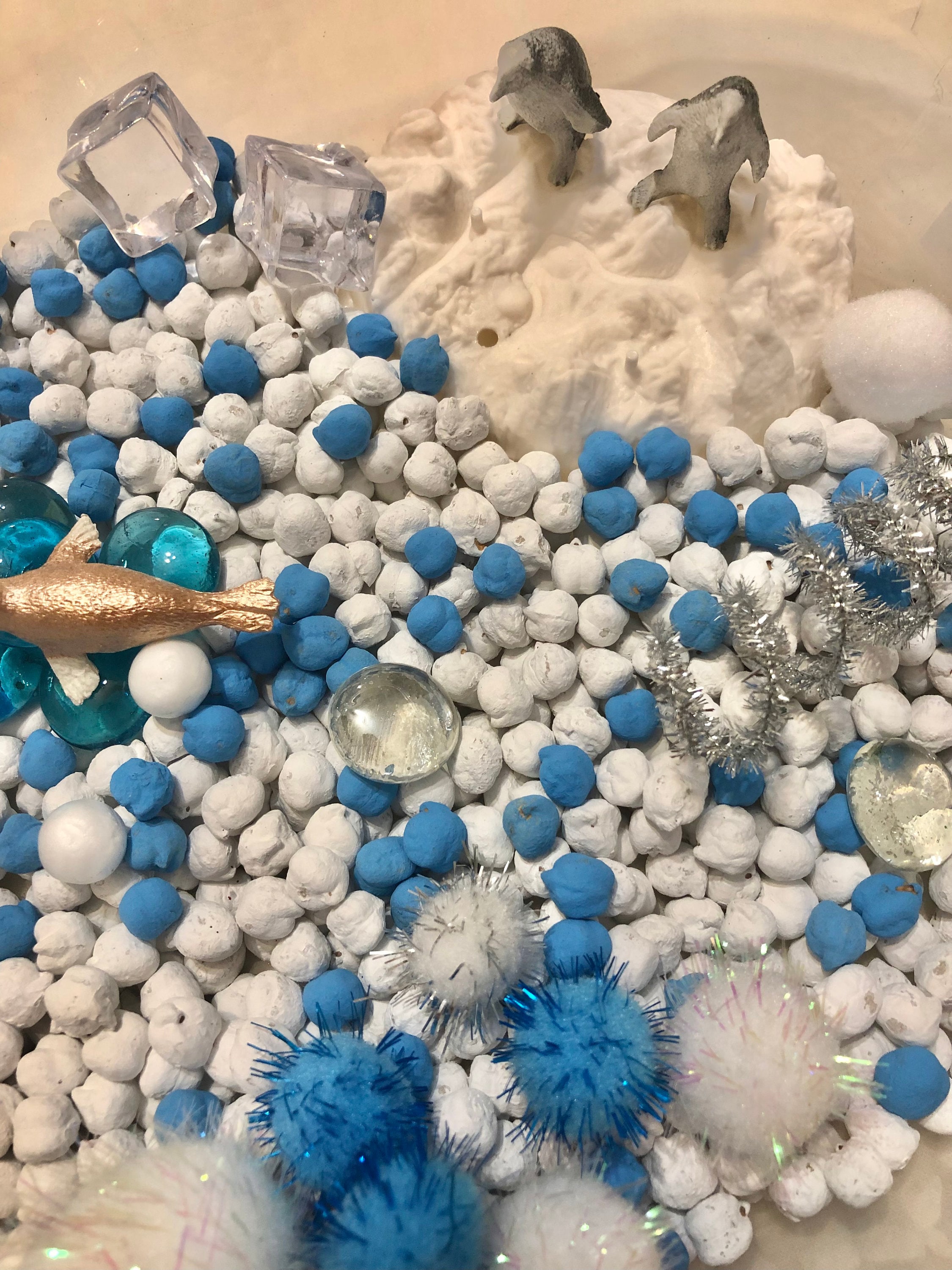 Sensory Kit/sensory Bin/winter Sensory Bin/developmental - Etsy