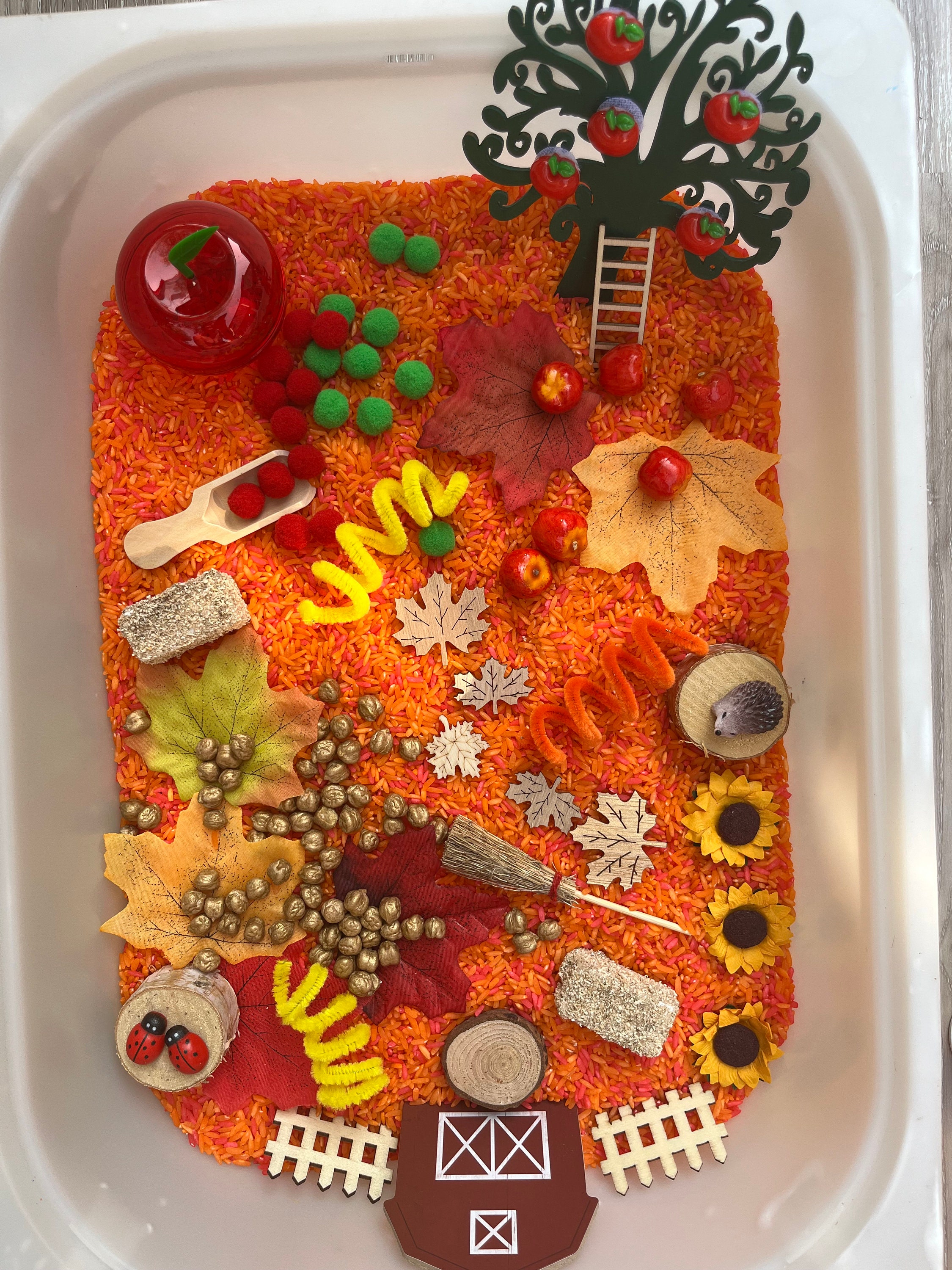 Apple Picking Sensory Bin/sensory Kit/fall Sensory - Etsy