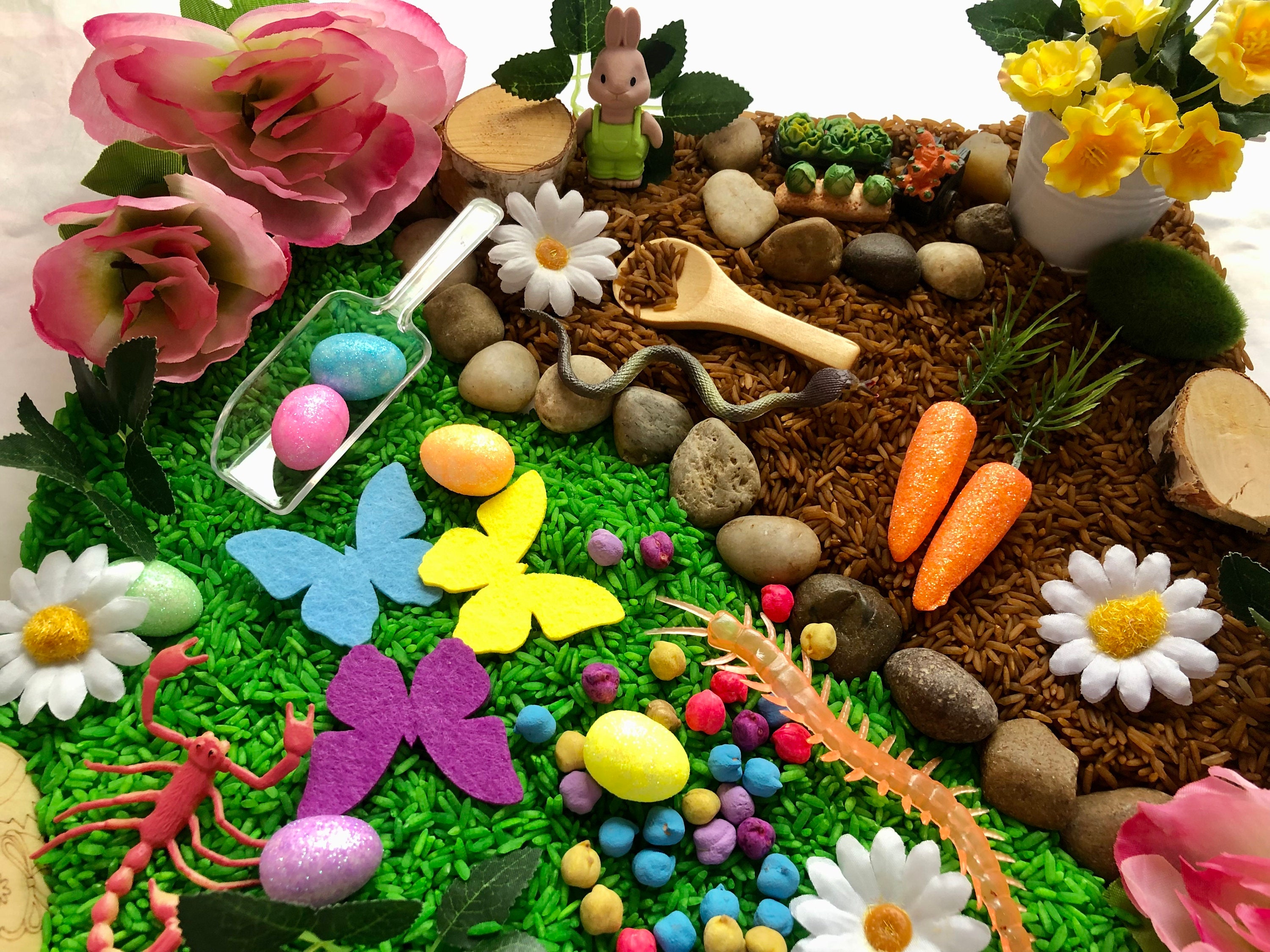 Spring Sensory Kit/easter Sensory Bin/garden Sensory Bin/developmental ...