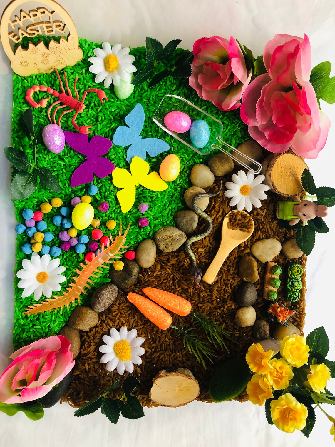 Spring Sensory Kit/easter Sensory Bin/garden Sensory Bin/developmental ...