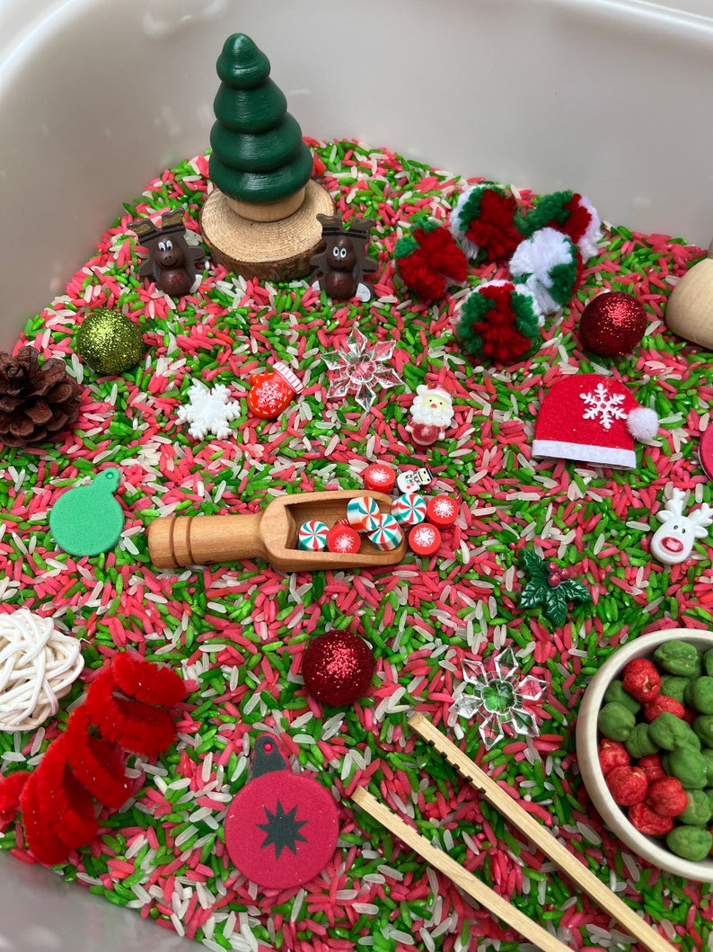 Christmas Sensory Bin/winter Sensory Bin/montessori/children/sensory ...