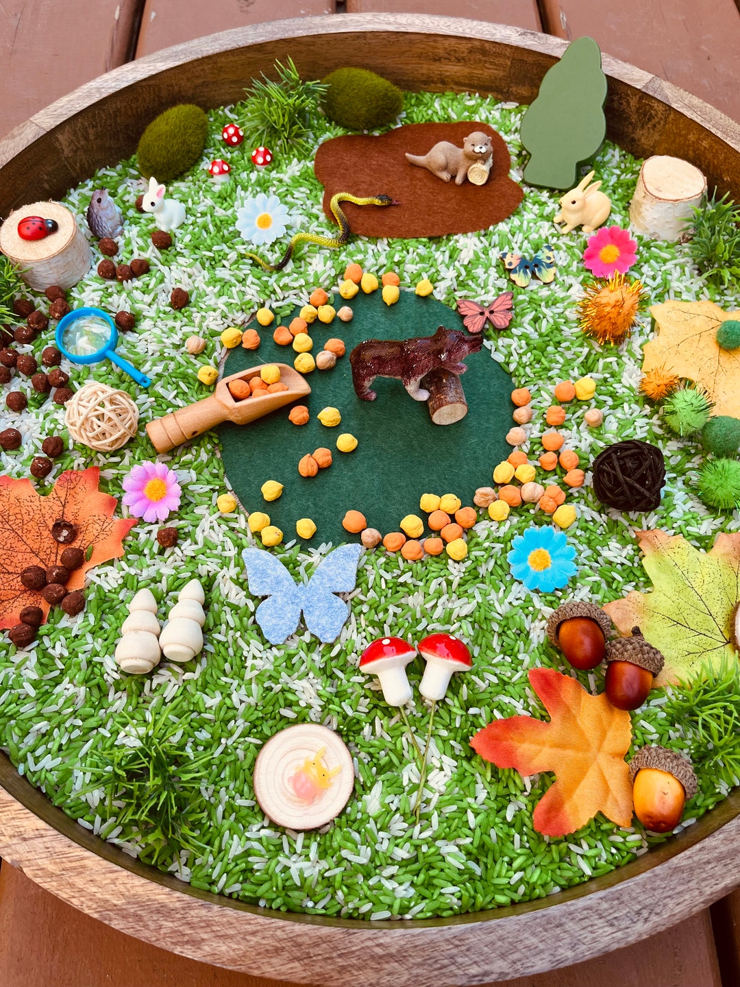 Fall Sensory Bin/forest Sensory Bin/sensory Kit/sensory Bin/sensory ...