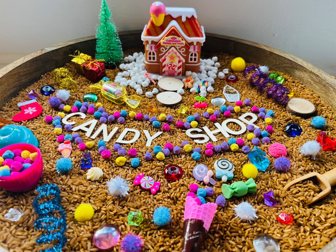 Christmas Sensory Bin/gingerbread House Bin/montessori/children/sensory ...