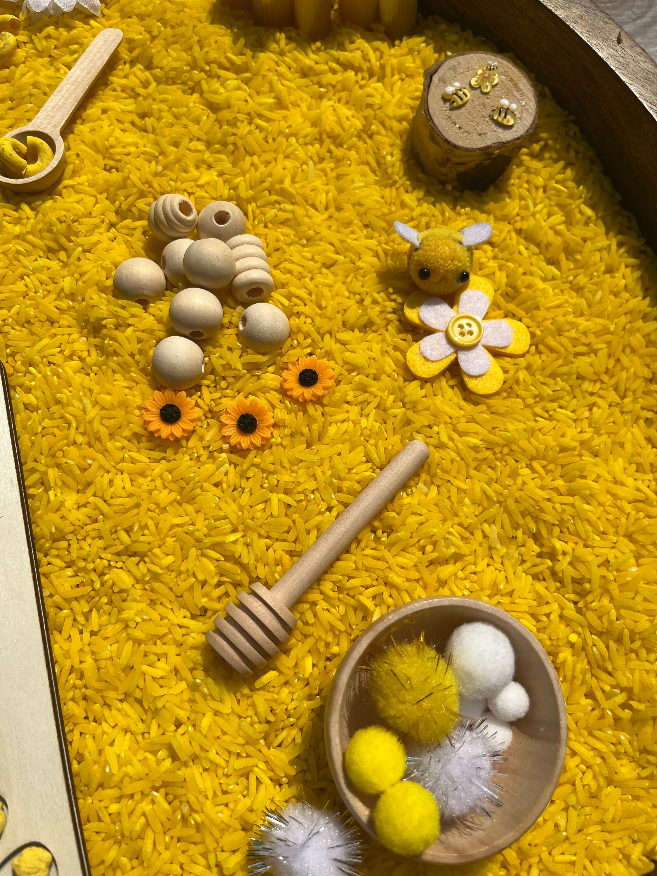 Sensory Kit/sensory Bin/honey Bee Sensory Bin/early - Etsy Canada