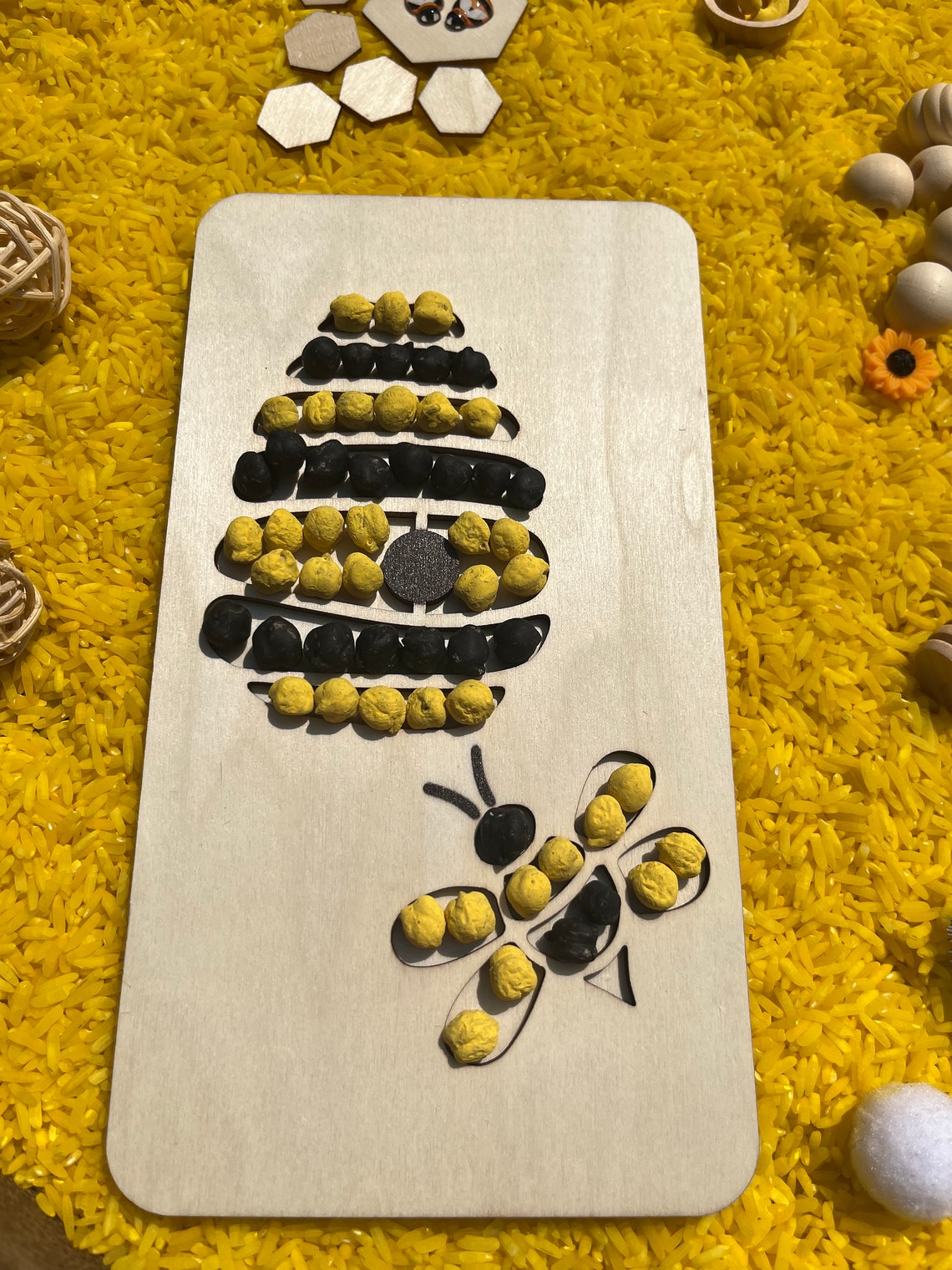 Sensory Kit/sensory Bin/honey Bee Sensory Bin/early - Etsy Canada