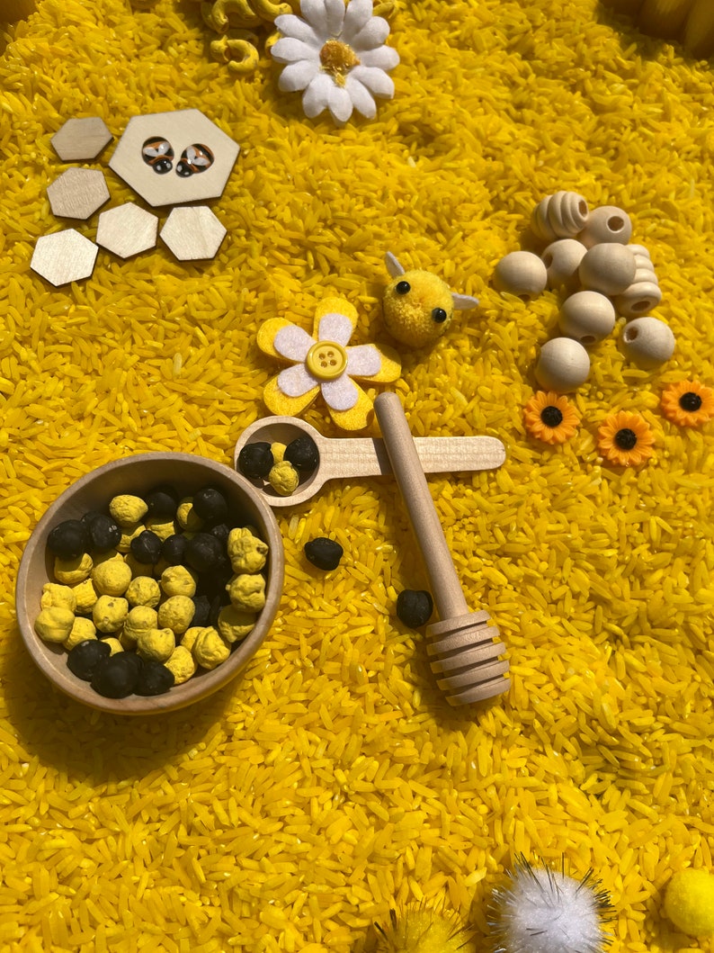 Bee Sensory Bin/early Learning/montessori/developmental Toys ...