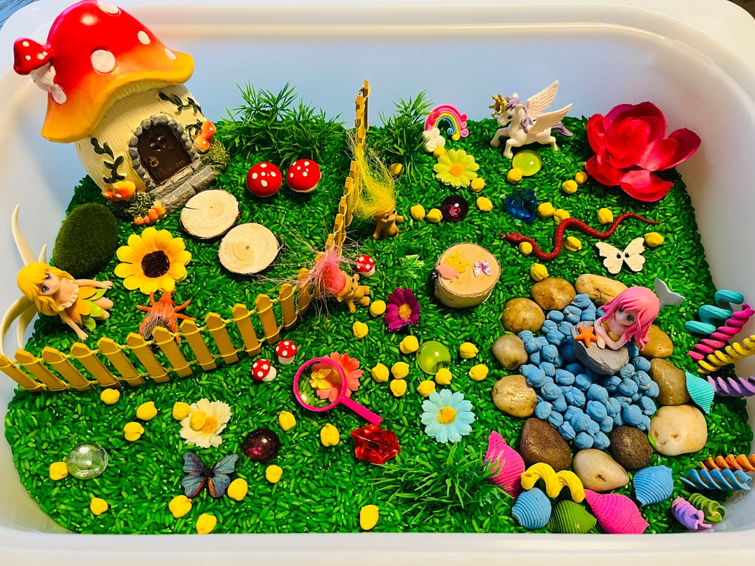 Sensory Kit/magic Forest Sensory Bin/fairy Unicorn Sensory Bin ...