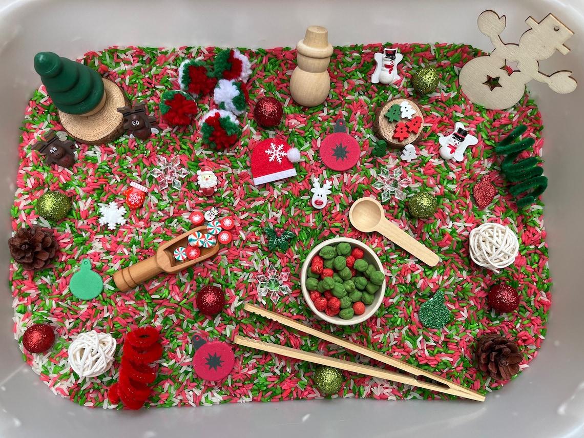 Christmas Sensory Bin/winter Sensory Bin/montessori/children/sensory ...