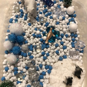 Sensory Kit/sensory Bin/winter Sensory Bin/developmental Toy ...