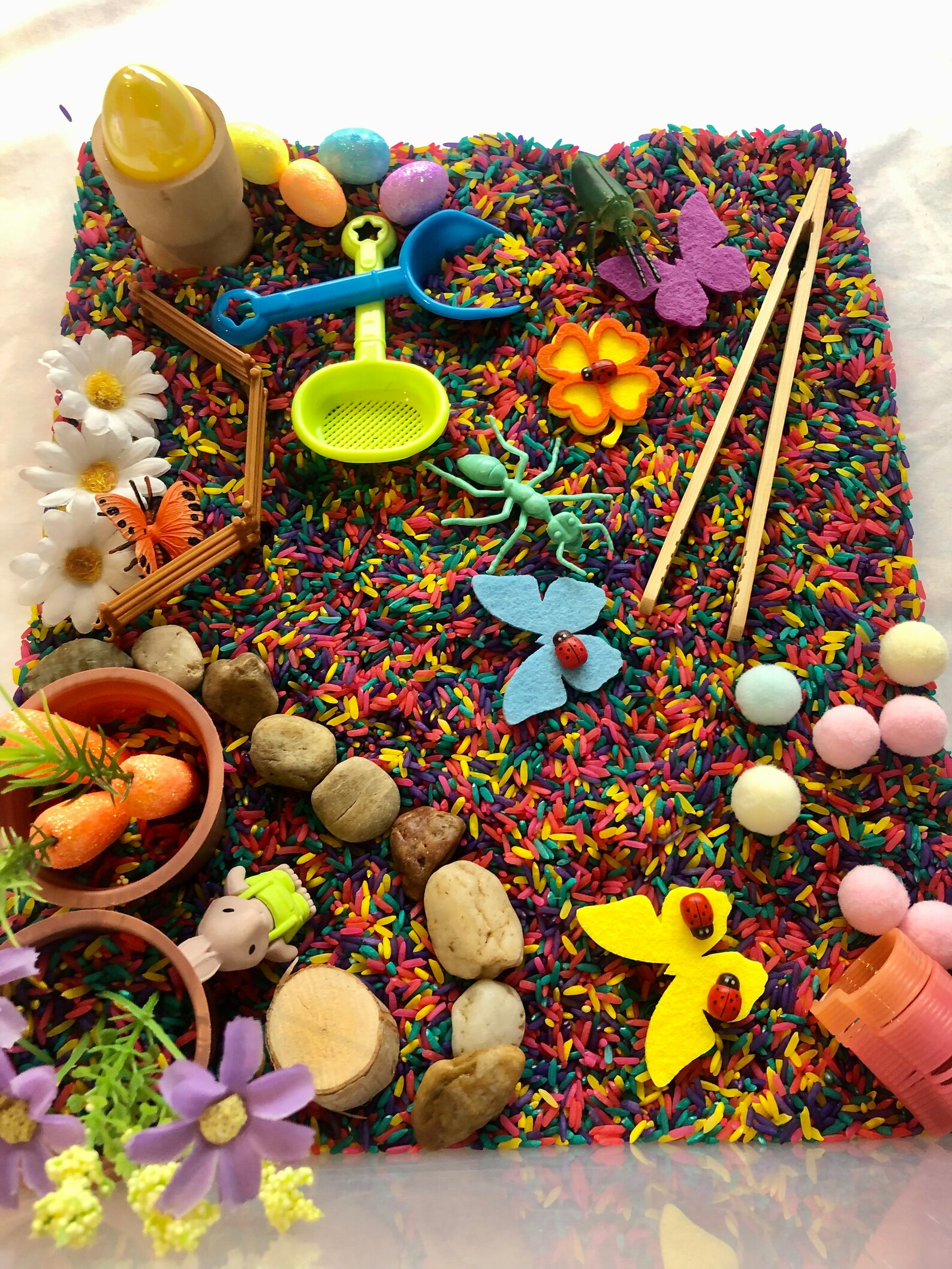 Easter Sensory Kit/spring Sensory Bin/garden Sensory Bin/developmental ...