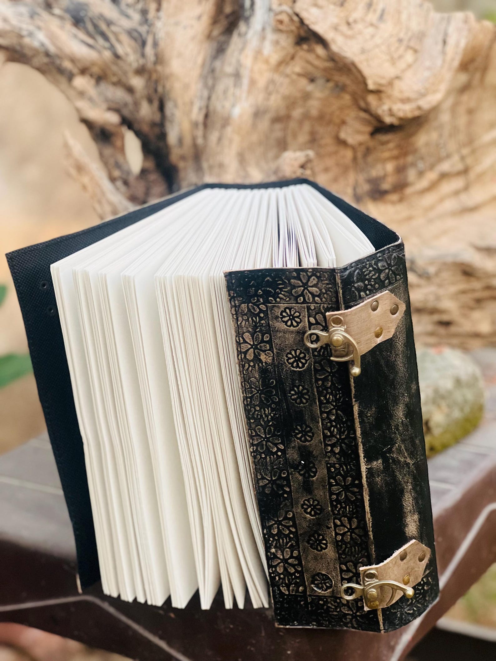 Book of Shadows, Leather Grimoire, Leather Journal, Magic Book ...