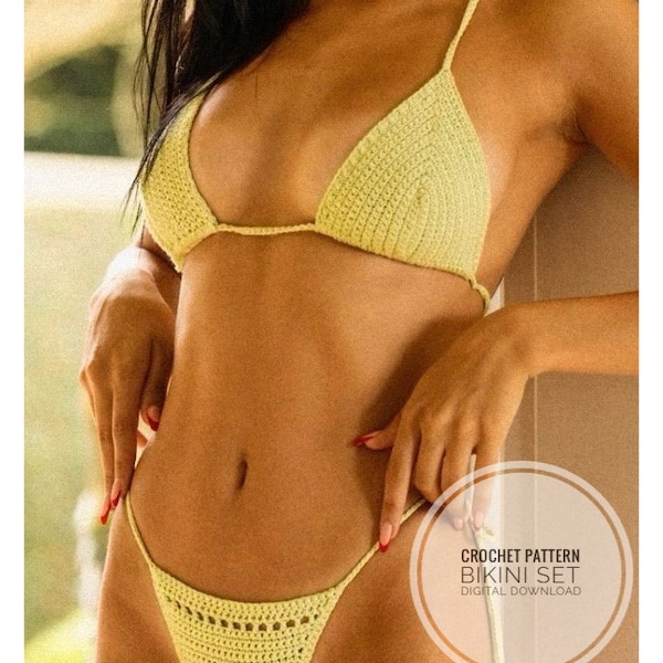 Bikini Crochet Pattern - Etsy
