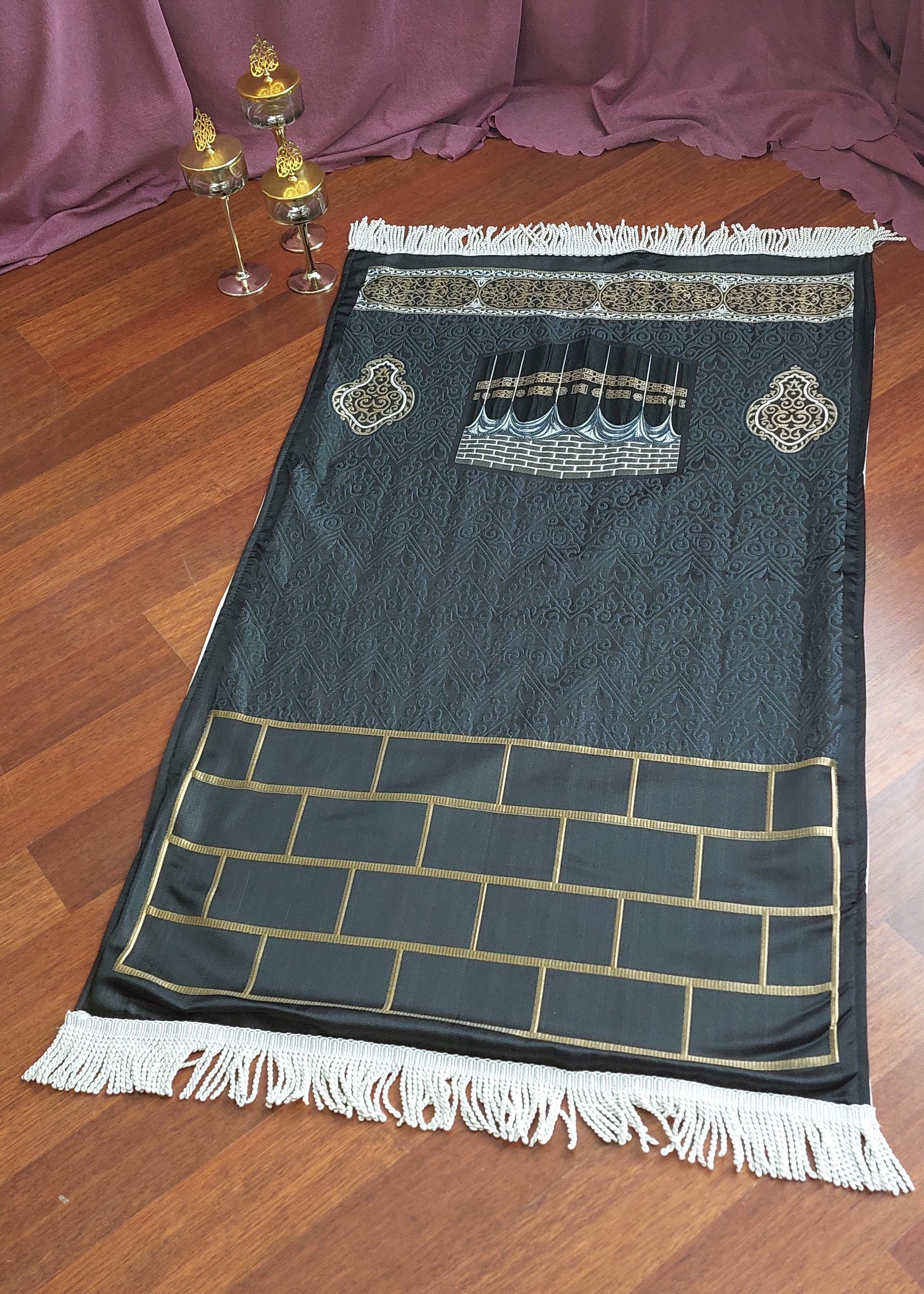Kaaba Design Prayer Mat: Modern Islamic Gift - Etsy