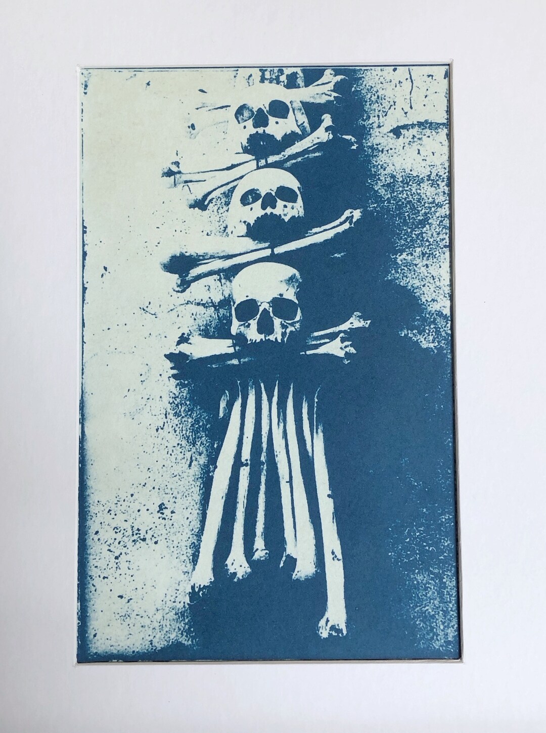 Genuine Cyanotype Photograph Skulls From Sedlec Bone Chapel - Etsy