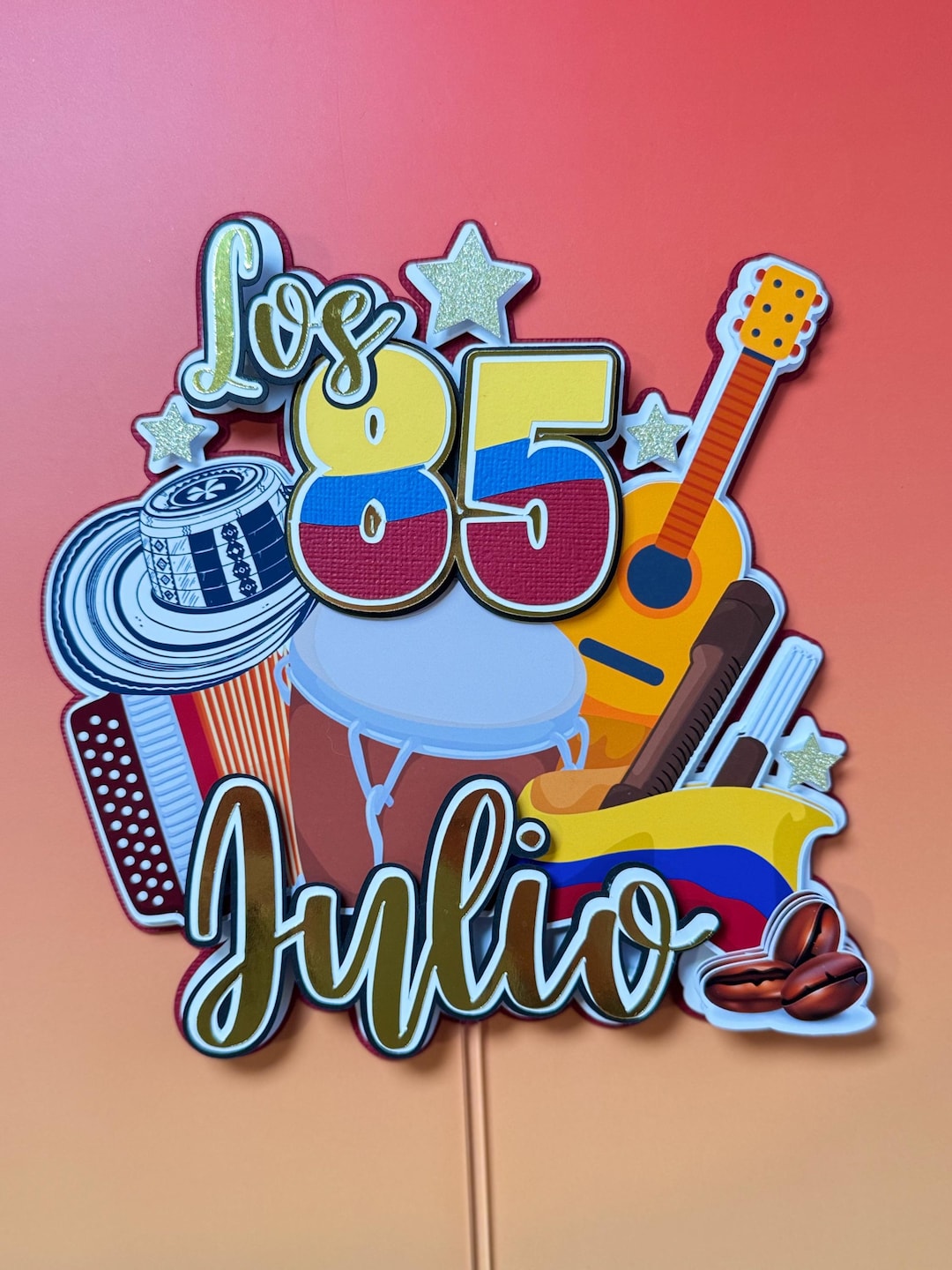 Colombian Cake Toppers and Party Decorations | Unique Colombia Birthday ...