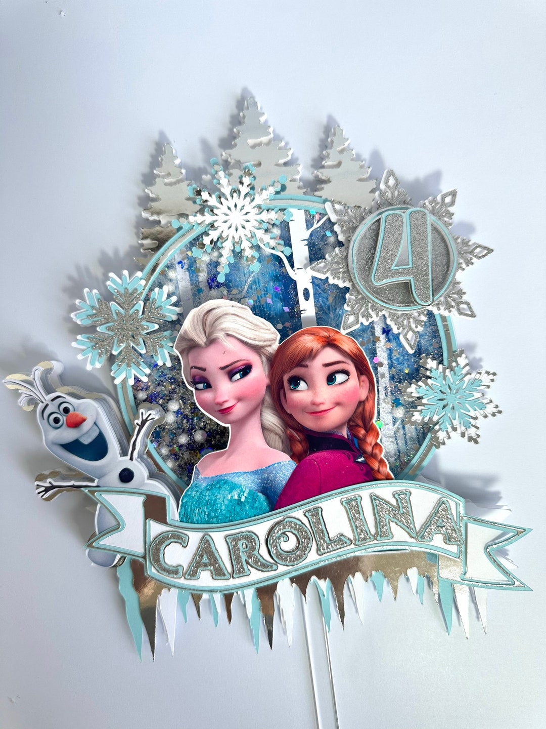 Frozen Cake Topper - Etsy