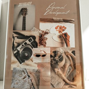 Digital Vision Board, Fully Editable Vision Board, Downloadable Vision ...