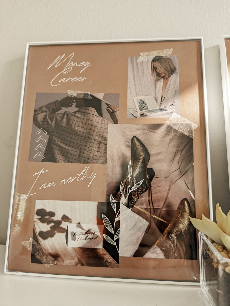 Digital Vision Board, Fully Editable Vision Board, Downloadable Vision ...