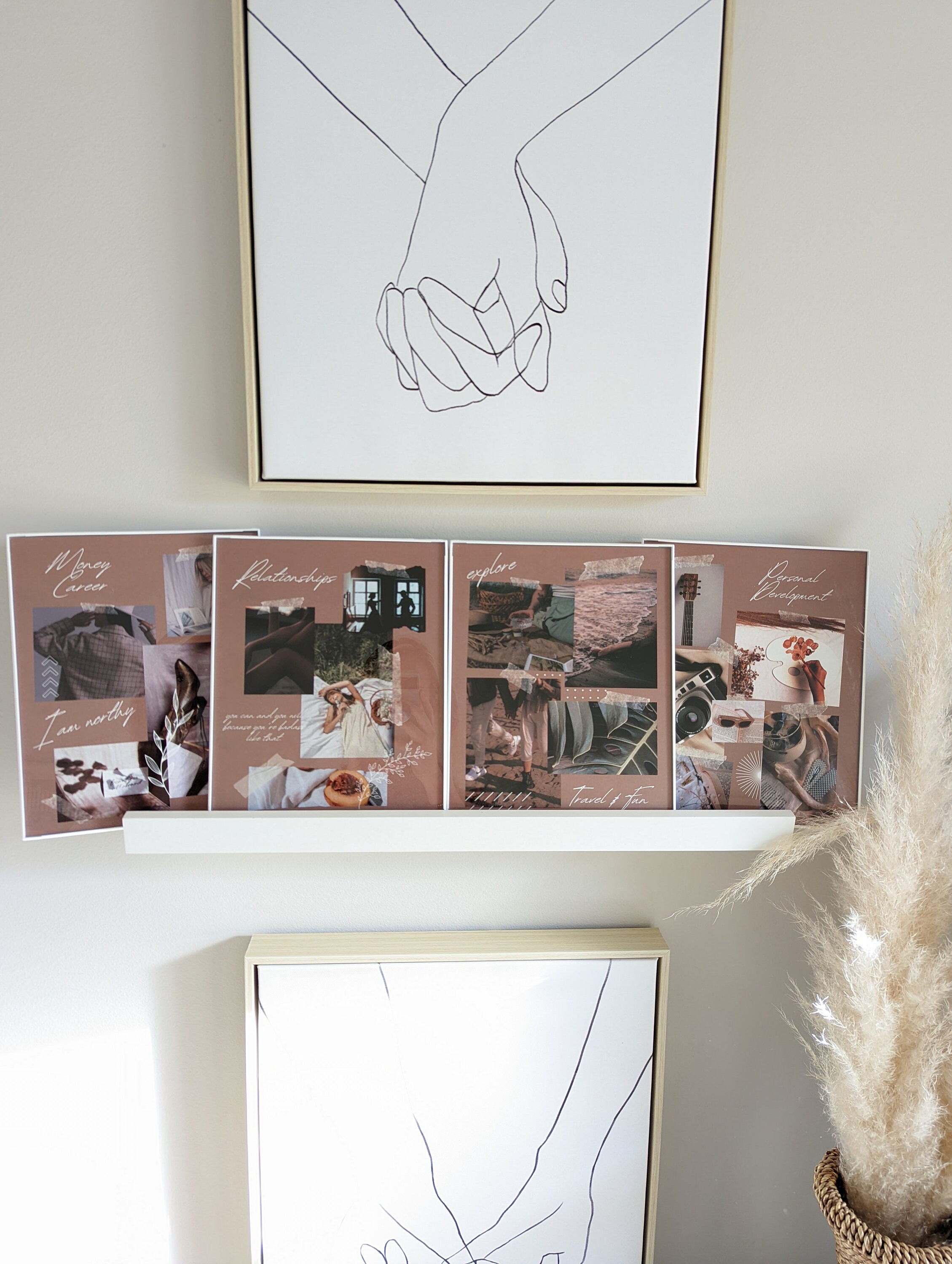 Digital Vision Board, Fully Editable Vision Board, Downloadable Vision ...