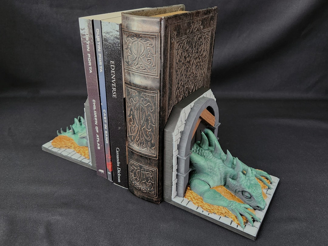 Dragon Bookend Set - Etsy