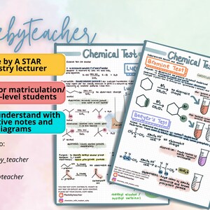 Organic Chemistry A Level Notes - Etsy