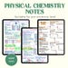 Physical Chemistry Notes for A Level / Foundation - Etsy