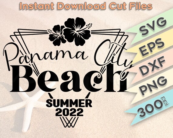 Panama City Beach Cricut Silhouette Sublimation Cut - Etsy