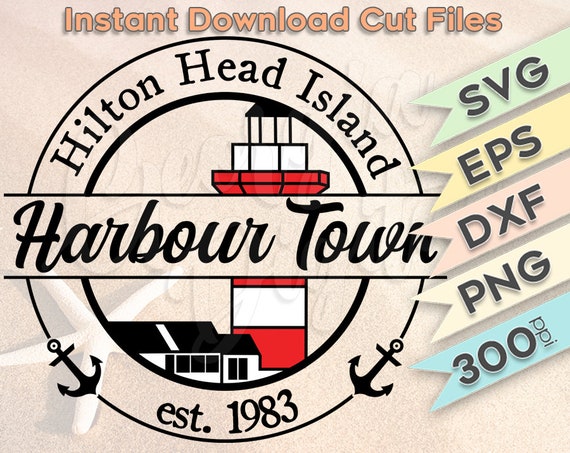 Harbour Town Digital Download Hilton Head Island SC SVG - Etsy