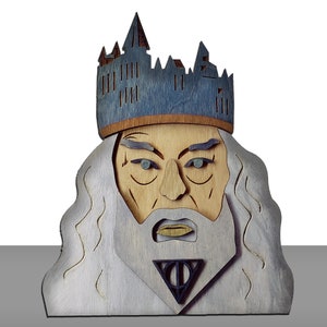Dumbledore SVG Laser Cut File 3 Layer Art Piece for - Etsy Australia