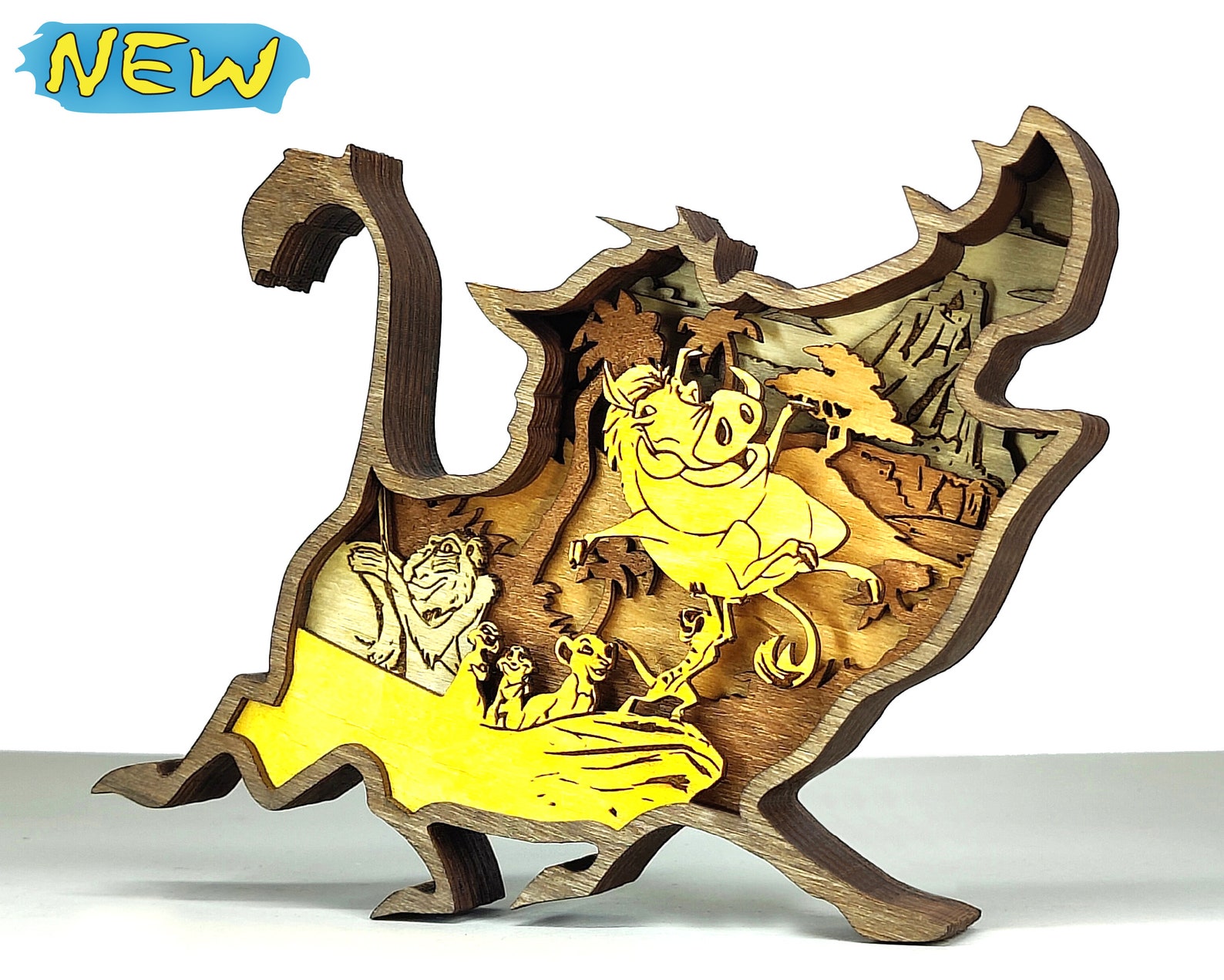 Laser Cut Files 8 Layer Art Piece for Glowforge Multi-layer - Etsy