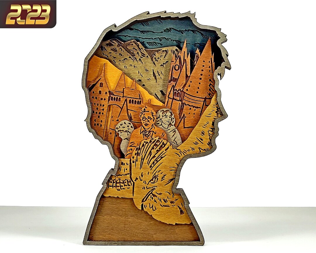 Harry SVG Laser Cut Files 8 Layer Art Piece for Glowforge - Etsy Australia