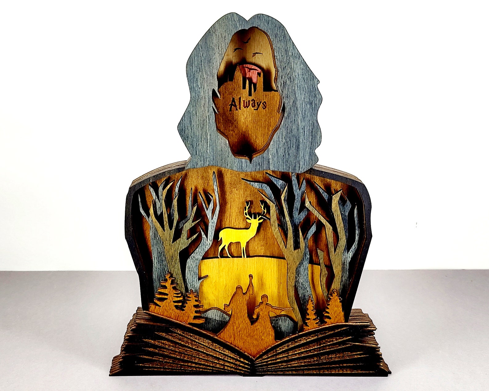 Snape SVG Always Svg Laser Ready Files 7 Layer Art Piece - Etsy