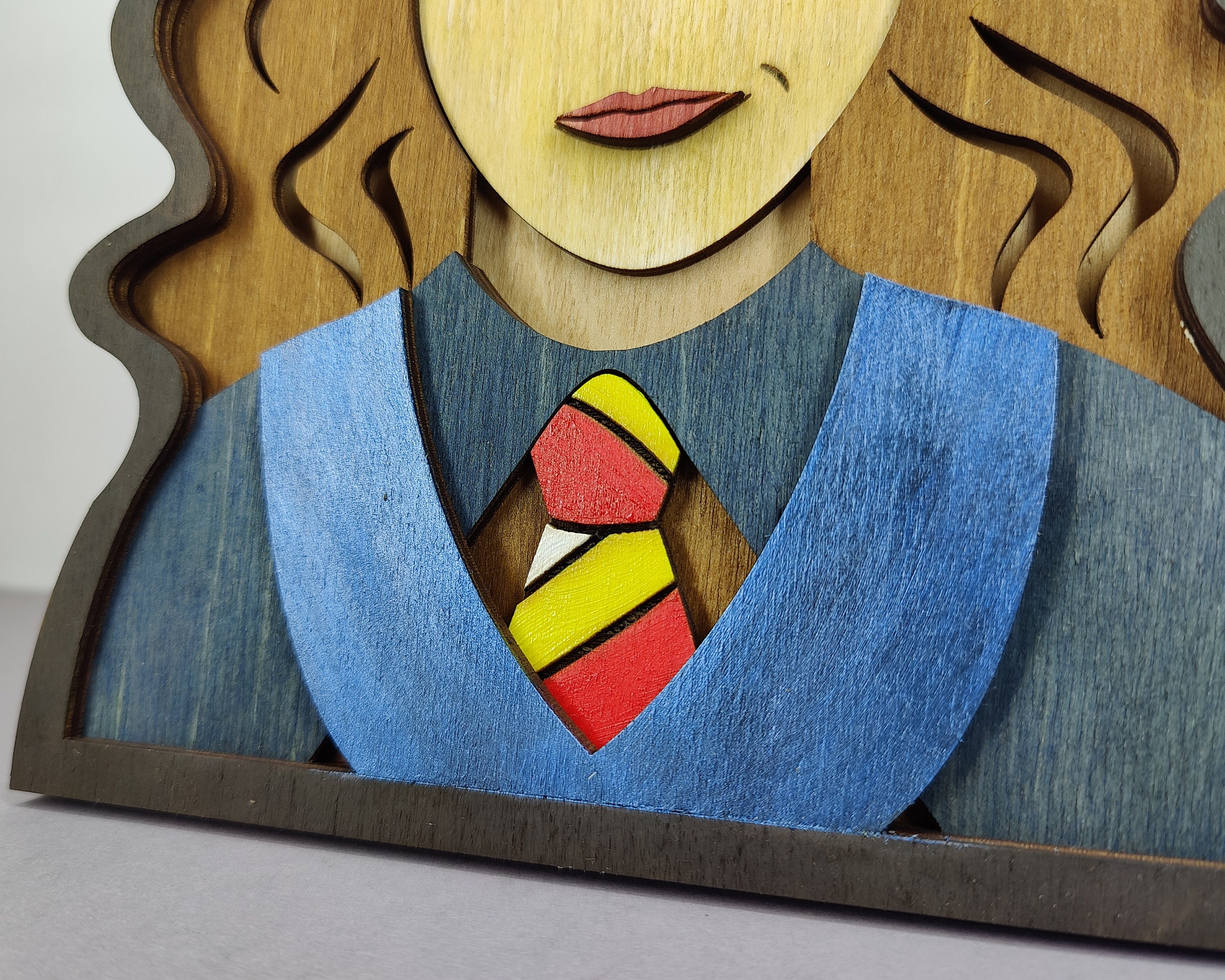 Hermione SVG Laser Cut File 6 Layer Art Piece for Glowforge - Etsy