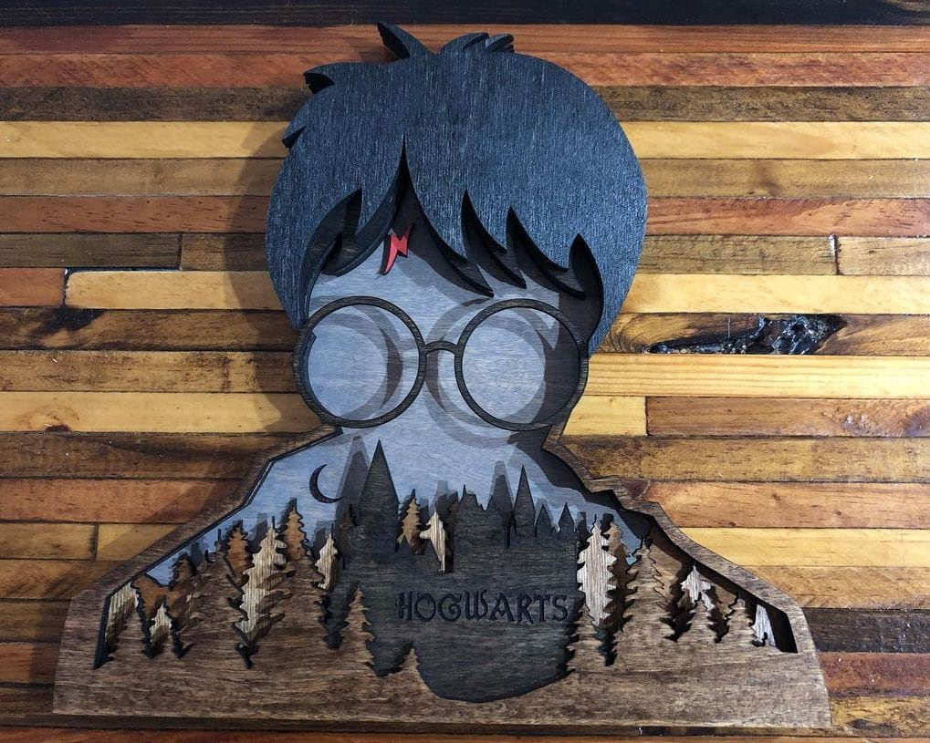 Laser Cut Files Multi-layer SVG Art Piece for Glowforge - Etsy