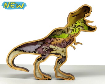 Laser Cut T Rex - Etsy
