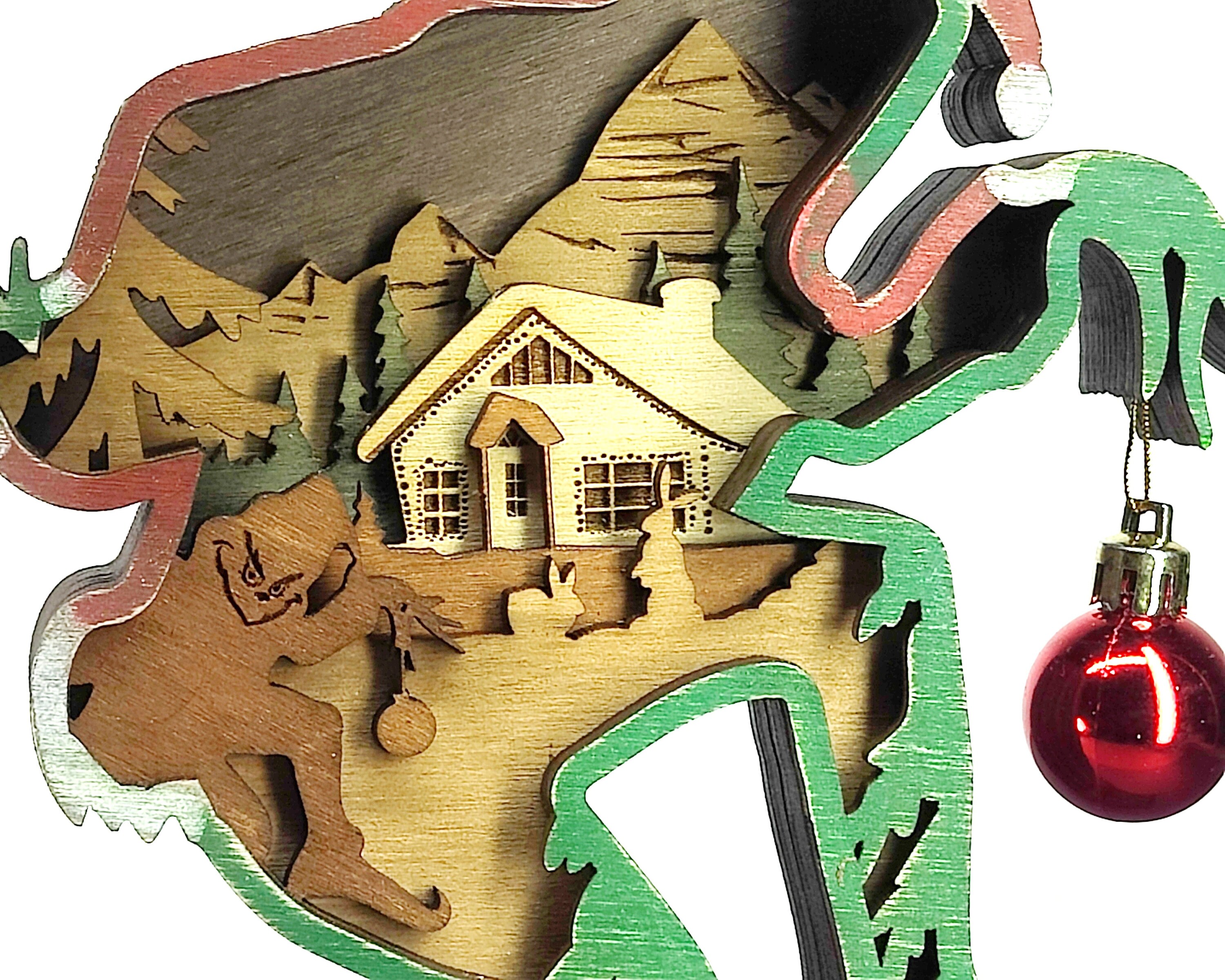 Grinch SVG Laser Cut Files Christmas Svg 8 Layer Art Piece - Etsy Canada