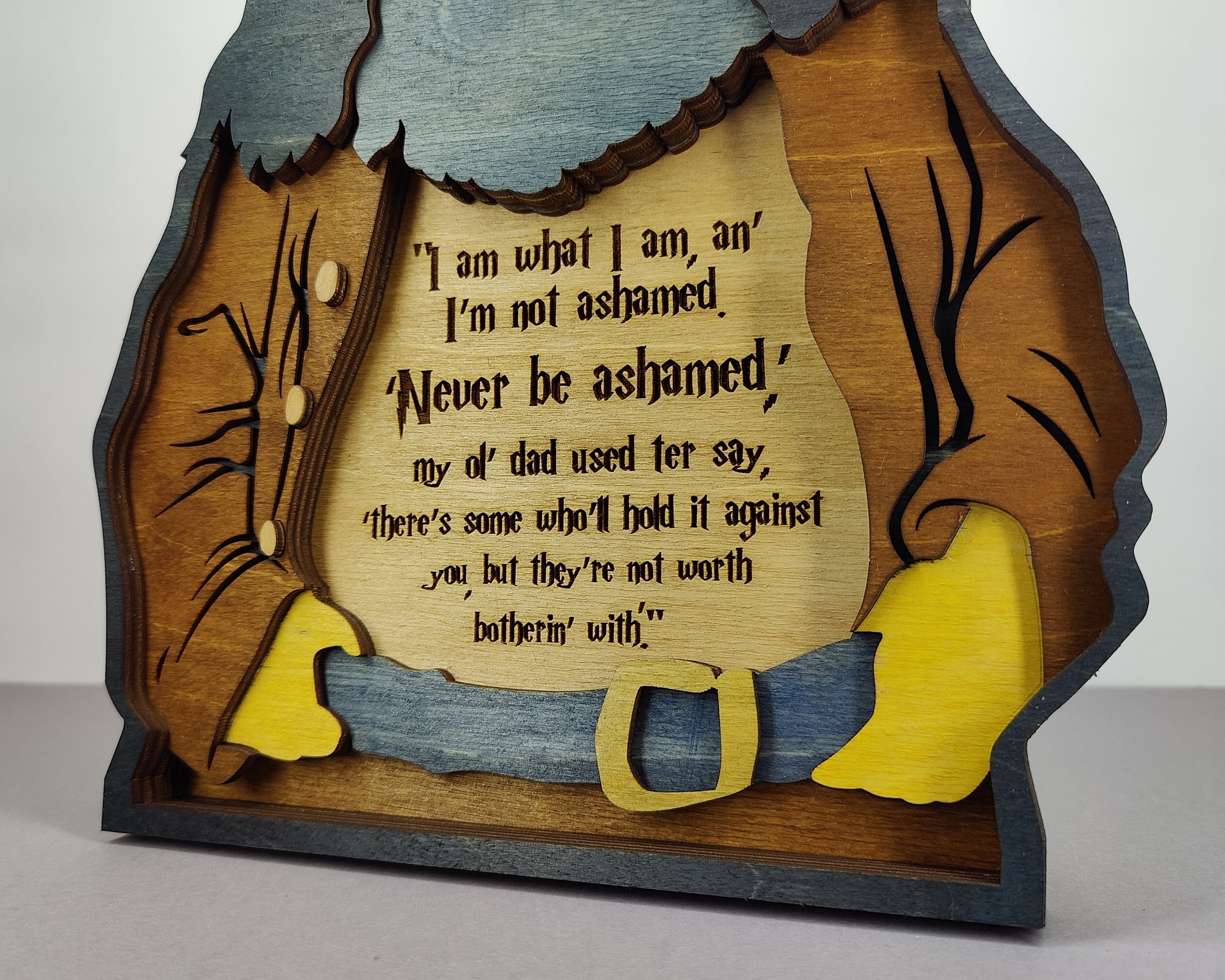 Hagrid SVG Laser Cut File 6 Layer Art Piece for Glowforge - Etsy