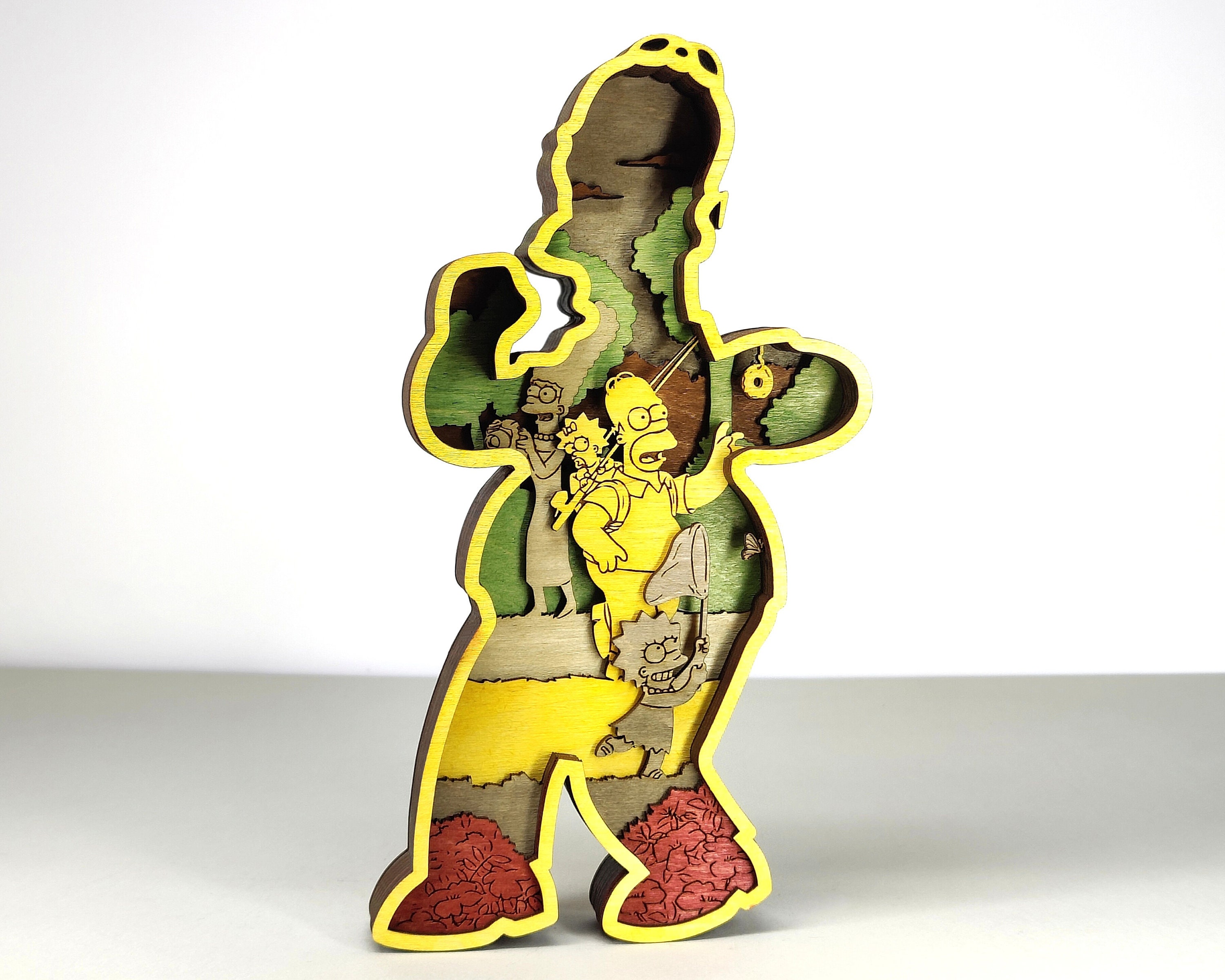 Laser Cut Files Cartoon Cut File 8 Layer Art Piece for - Etsy