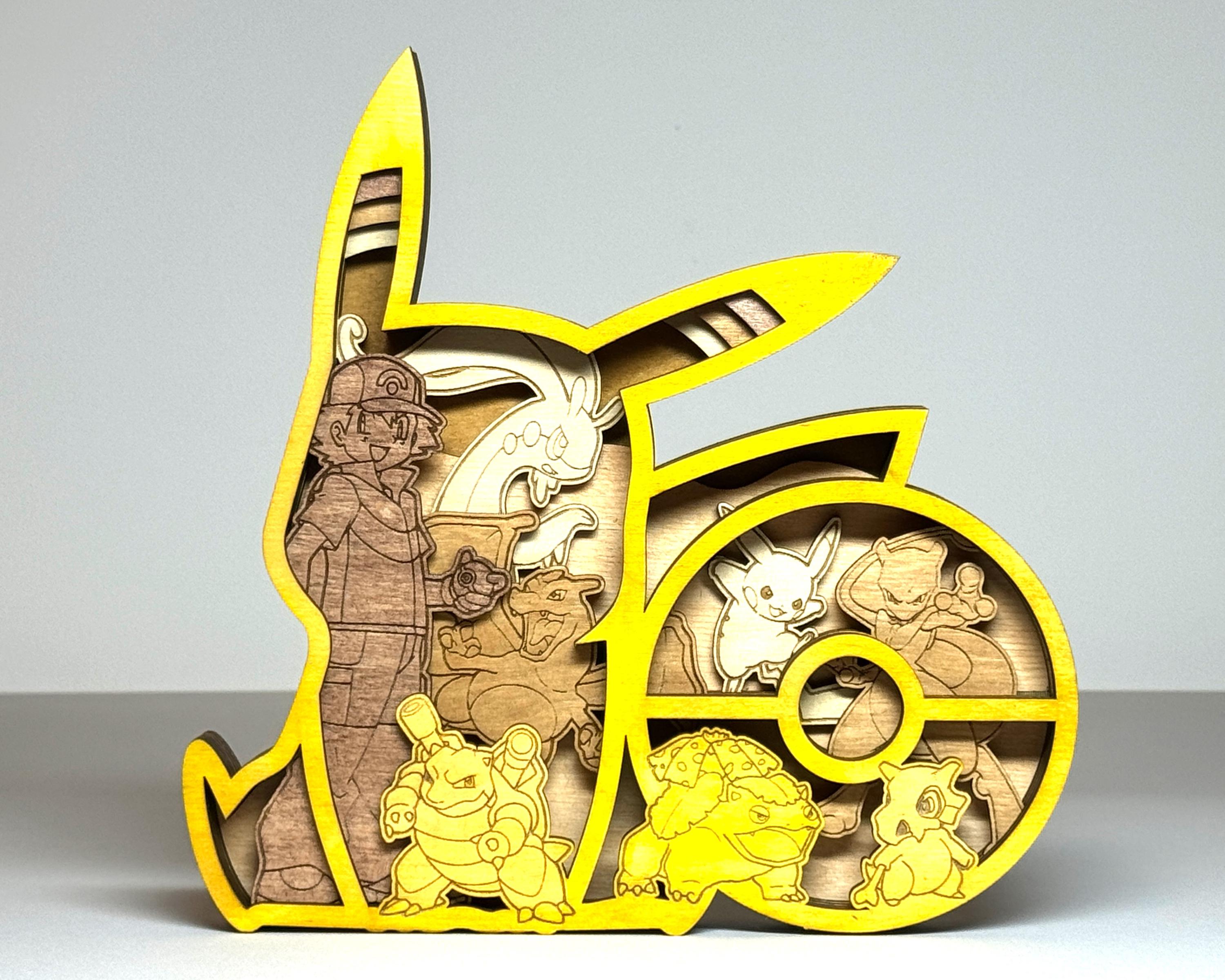 Pikachu latest Wooden Fridge Magnet Refrigerator Magnets
