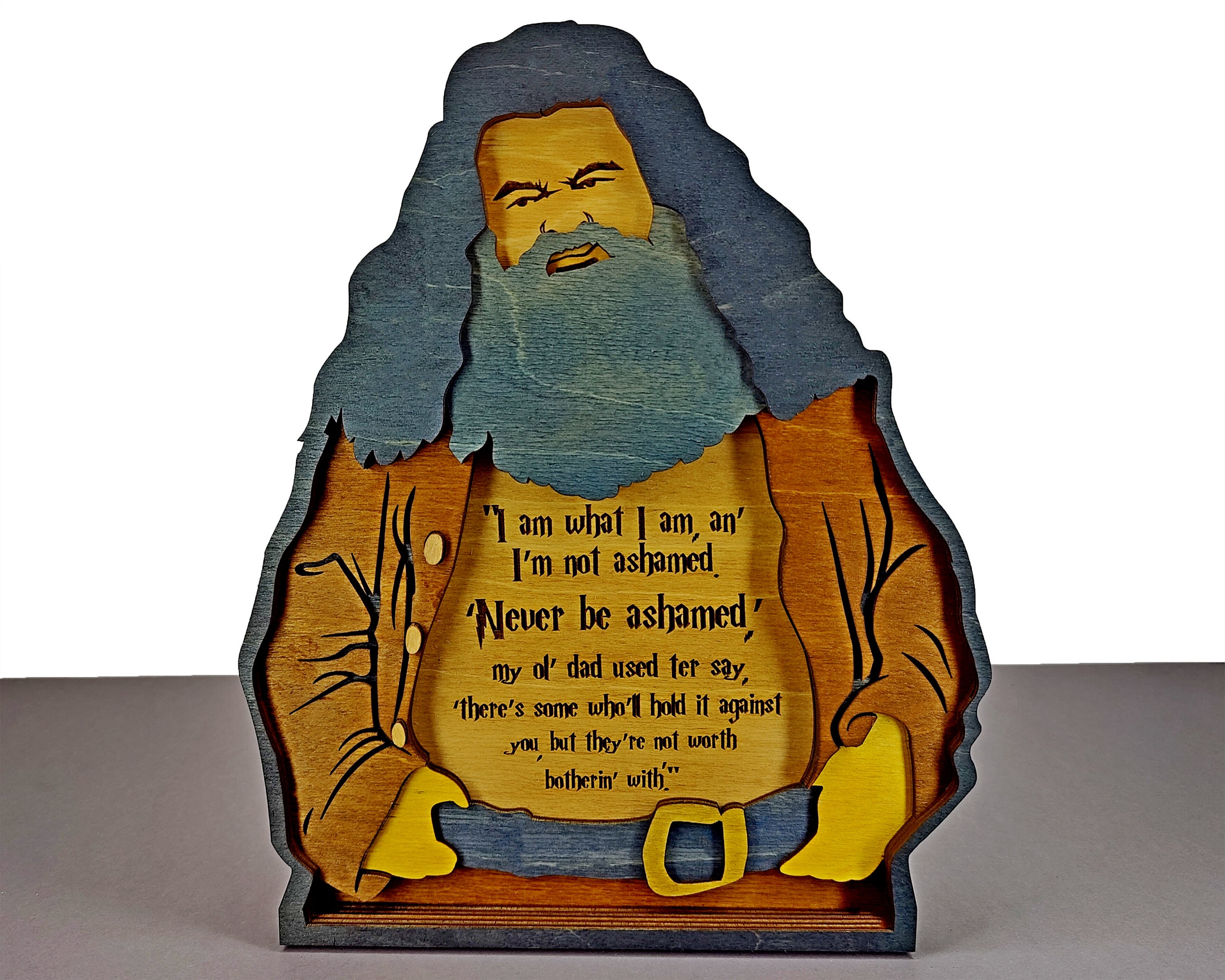 Hagrid SVG Laser Cut File 6 Layer Art Piece for Glowforge - Etsy UK