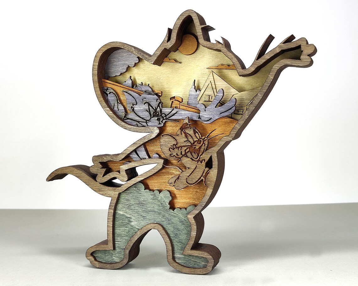 Laser Cut Files 8 Layer Art Piece for Glowforge - Etsy UK