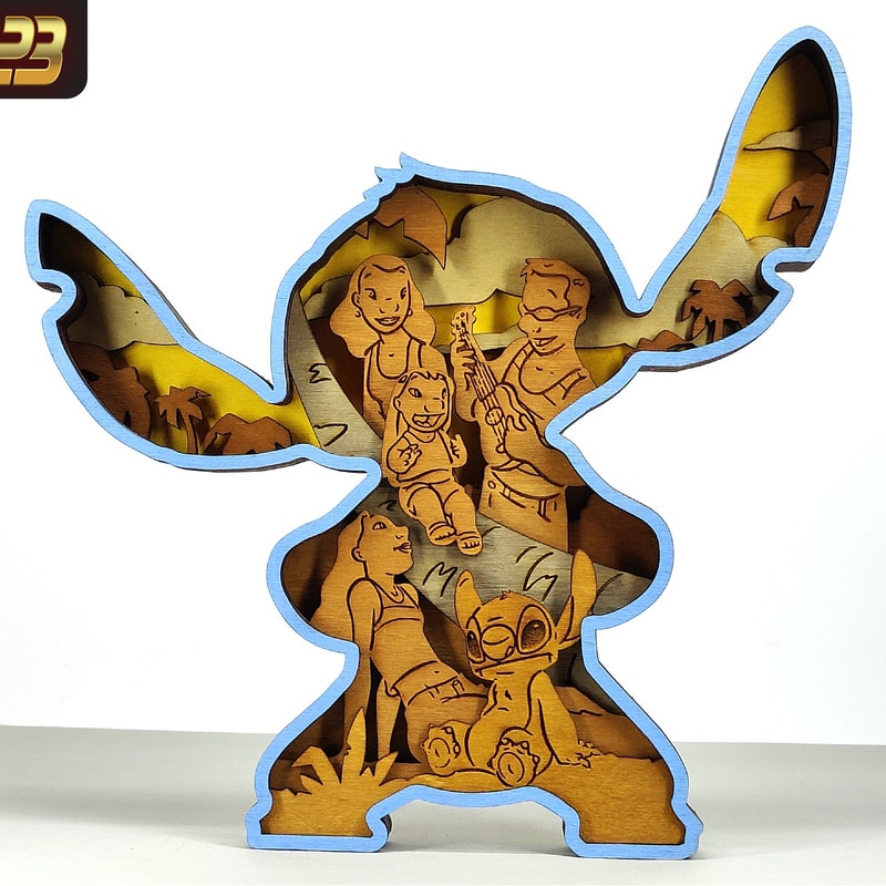 Stitch Laser Cut - Etsy