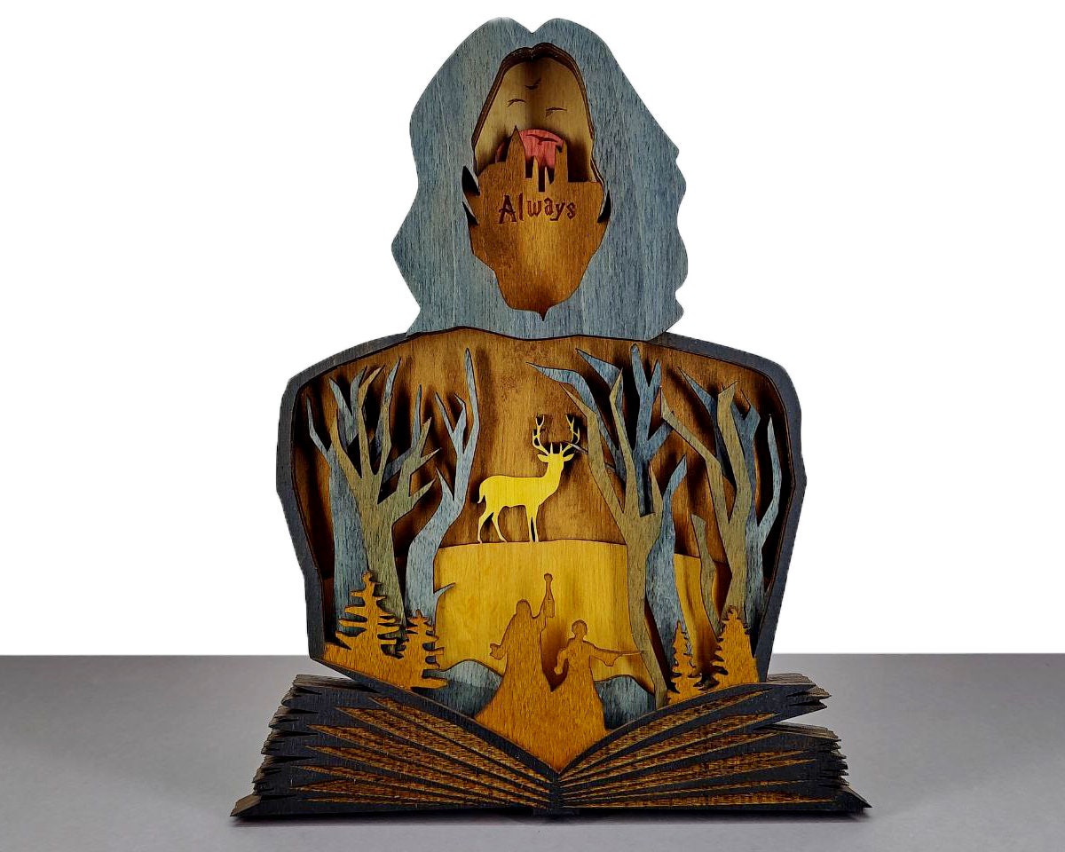 Laser Cut File SVG PDF 5 Multi-layer Files Art Piece for | Etsy Canada