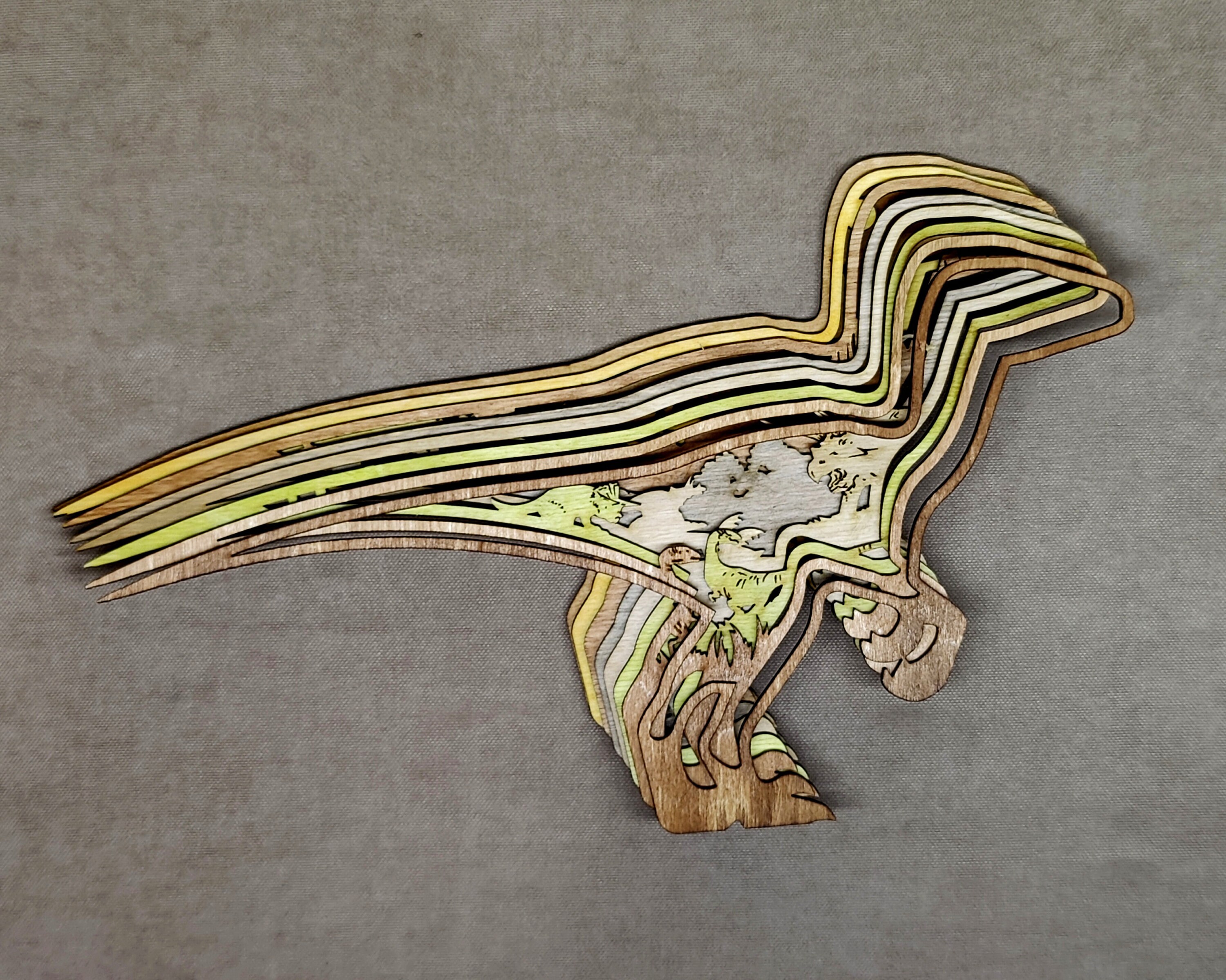 Dino SVG Multilayer Dinosaurs Cut File 3D Layer Plywood - Etsy Canada